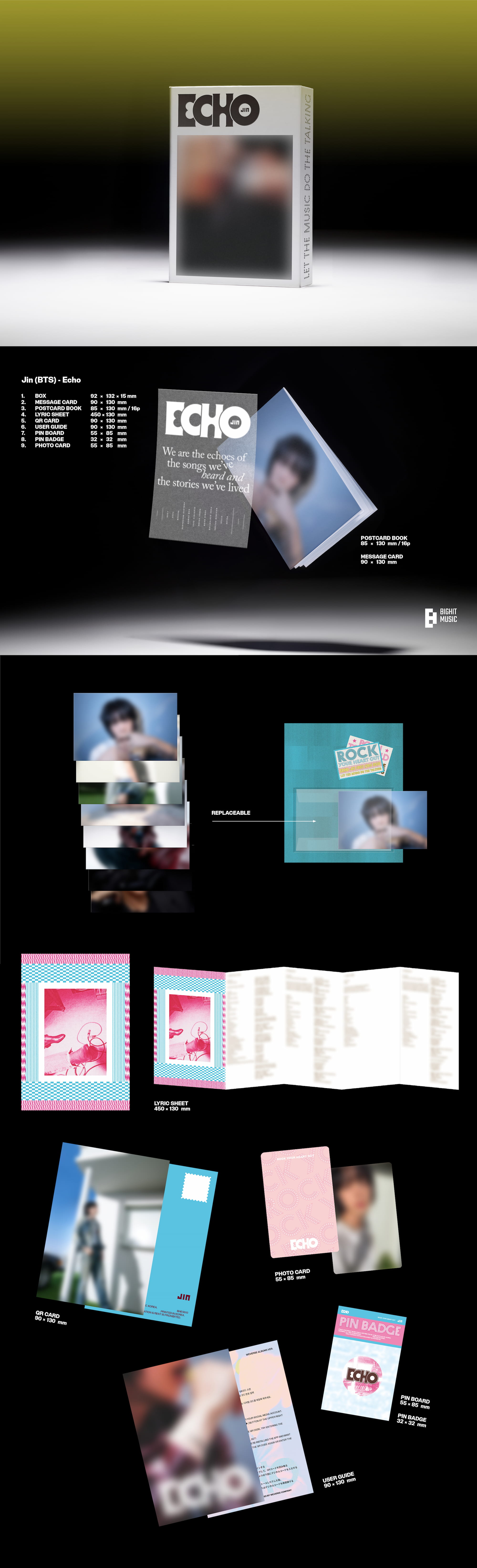 ALBUM JIN ( BTS ) - ECHO weverse ver